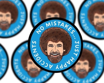 Bob Ross Stickers - Etsy UK