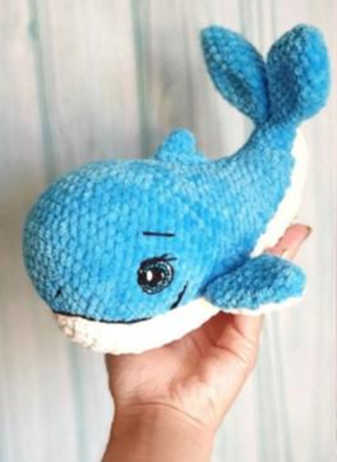 Boris the Whale Amigurumi Crochet Pattern, Digital Download PDF ...