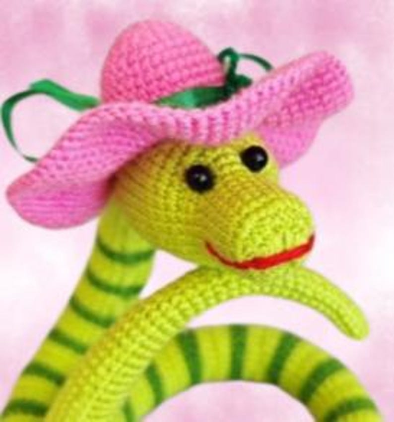 Cynthia the Snake Amigurumi Crochet Pattern, Digital Download PDF ...
