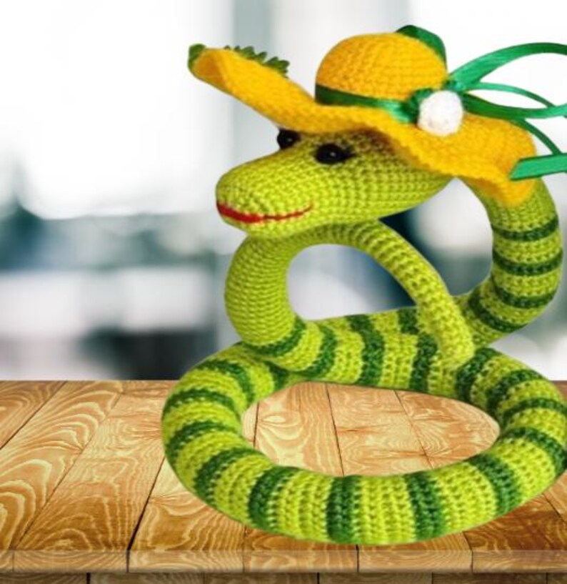 Cynthia the Snake Amigurumi Crochet Pattern, Digital Download PDF ...