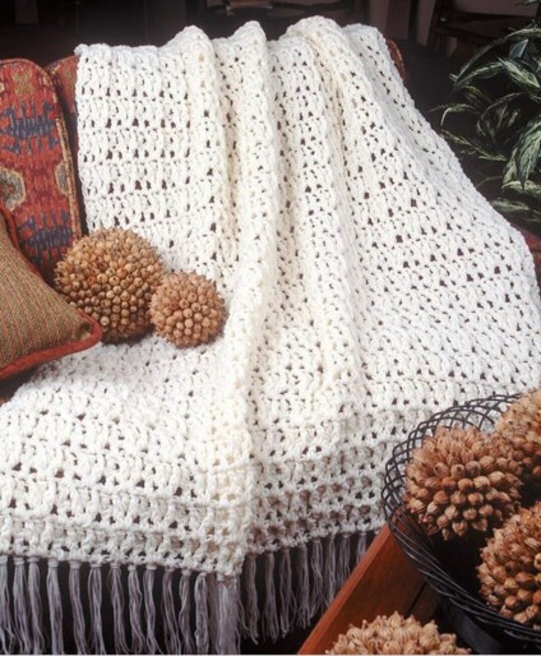 Crochet Pattern Easy Arun Blanket Crochet Pattern PDF - Etsy