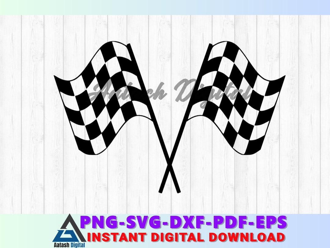 Race Flag SVG Race Flag SVG , PNG, Dxf, Eps Instant Download Cricut ...