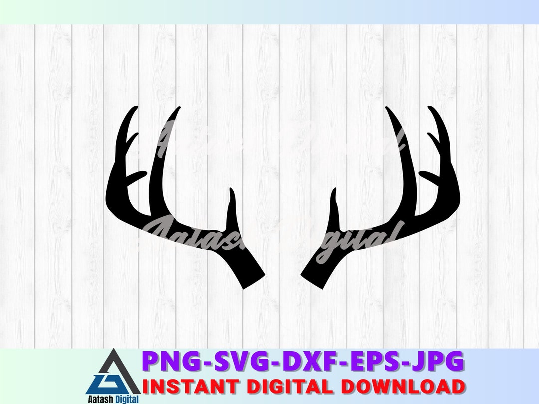 Antlers Instant Download Svg Png Jpeg Dxf and Eps Files - Etsy