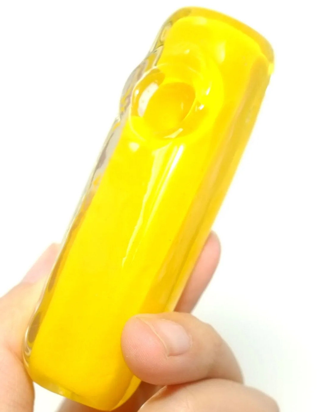 Yellow Square Glass Pipe - Etsy Australia