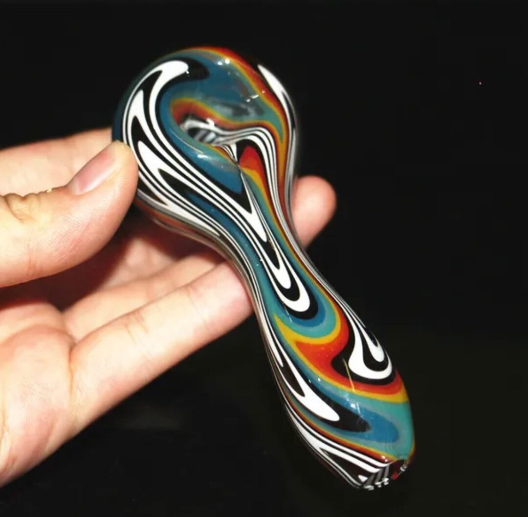 Mini Colorful Glass Pipe - Etsy