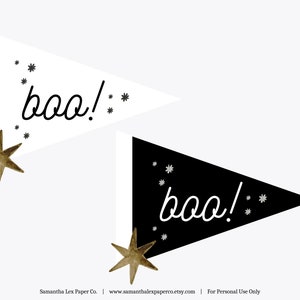 Printable Halloween Pennant Flags - Etsy