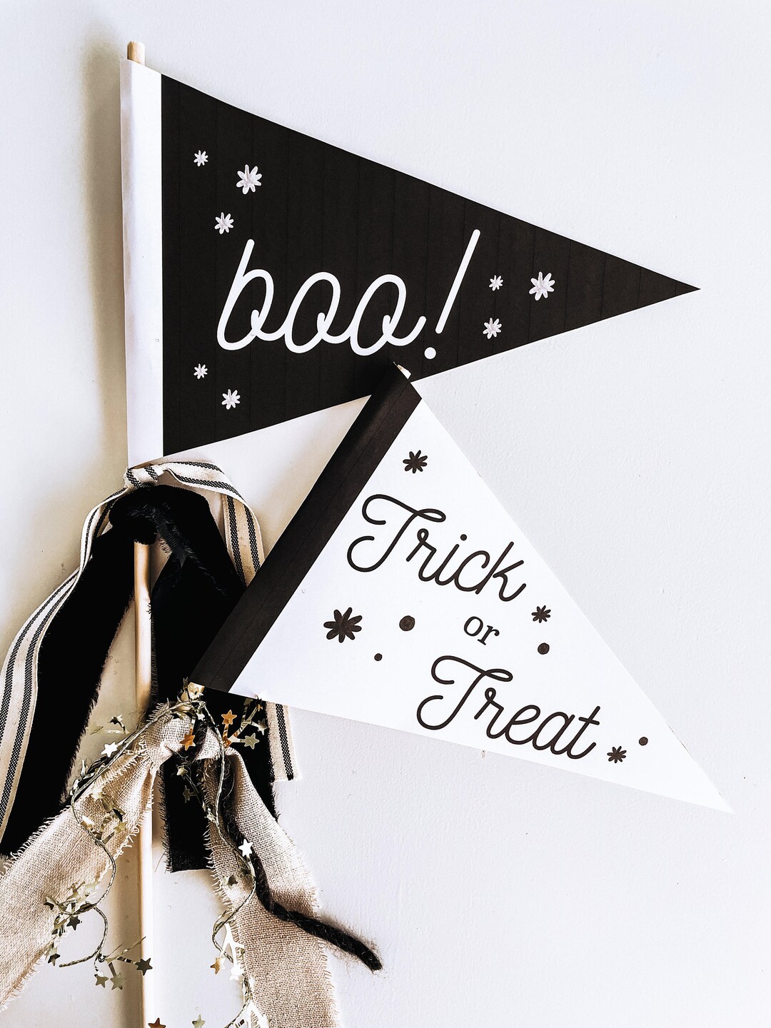 Printable Halloween Pennant Flags - Etsy