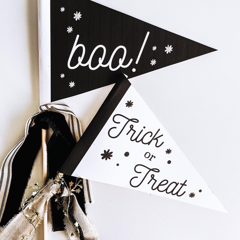 Halloween Pennants - Etsy