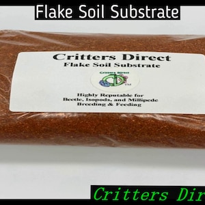 Flake Soil, Premium Beetle, Isopod and Millipede Substrate - Etsy