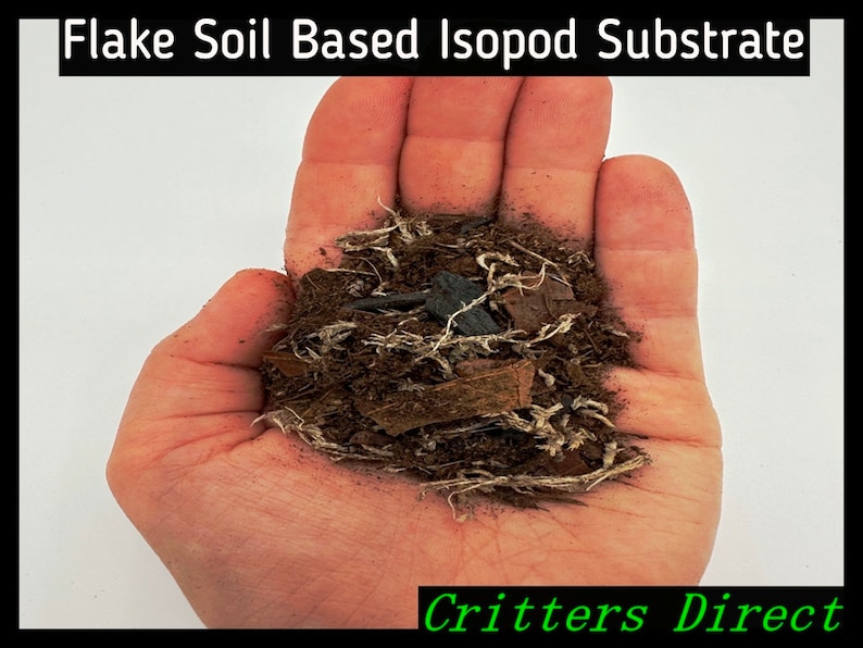 Flake Soil Based Isopod Substrate (4 Qt), by Critters Direct - Etsy