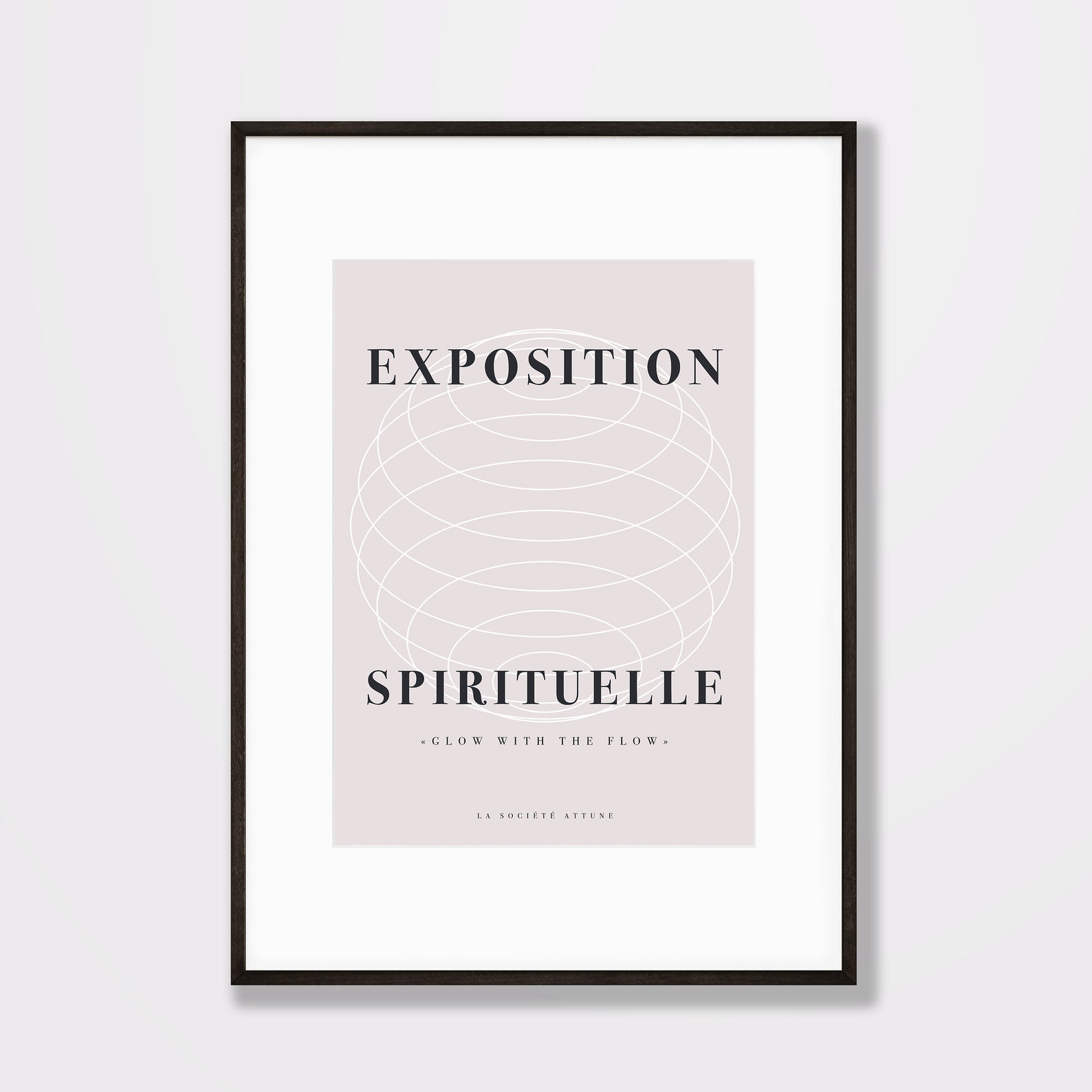 Digital Abstract Art Typography Wall Print Sacred Geometry Set of 3 ...