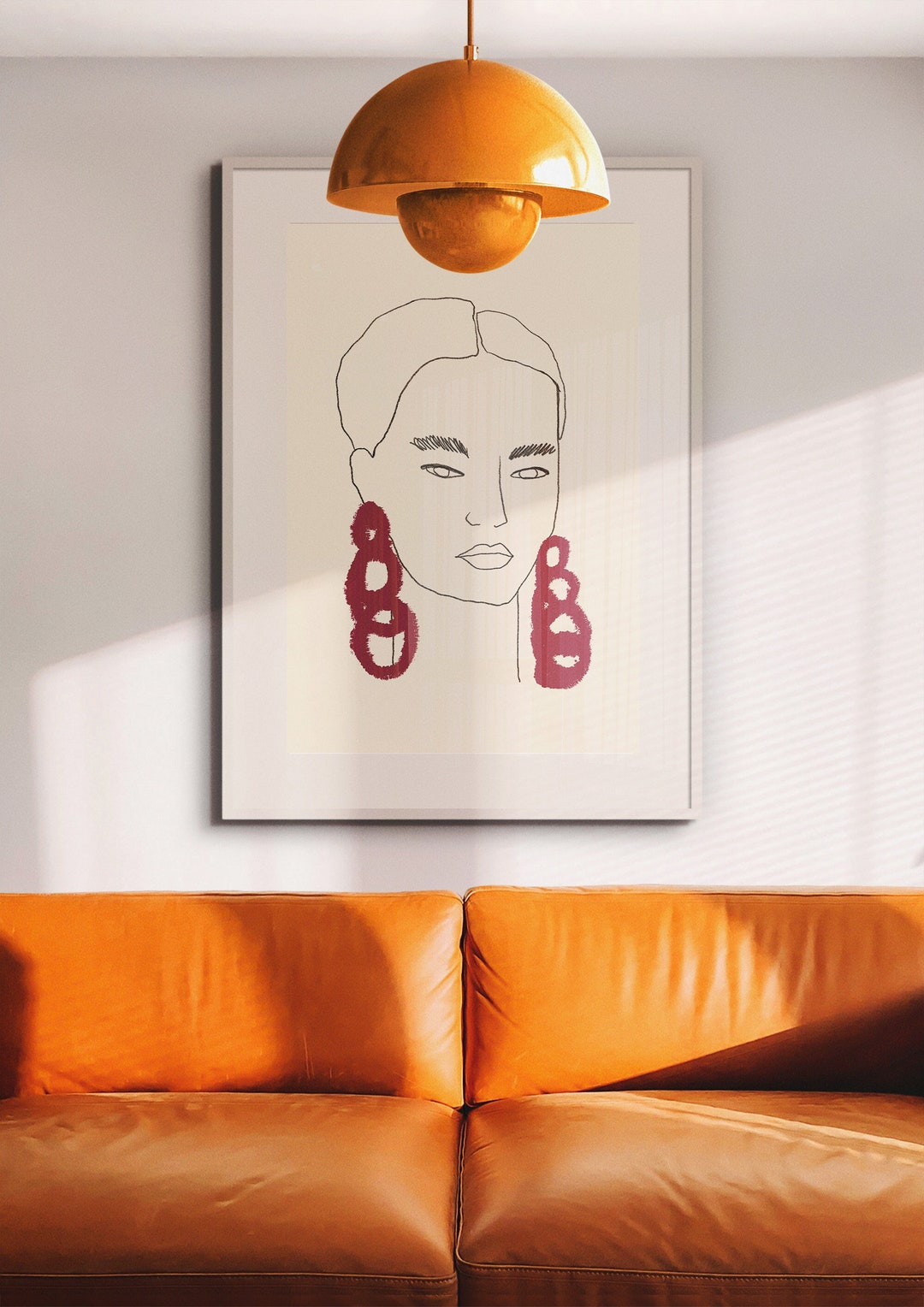 Fine Line Fashion Poster | Line Art Print | Minimalist Printable ...