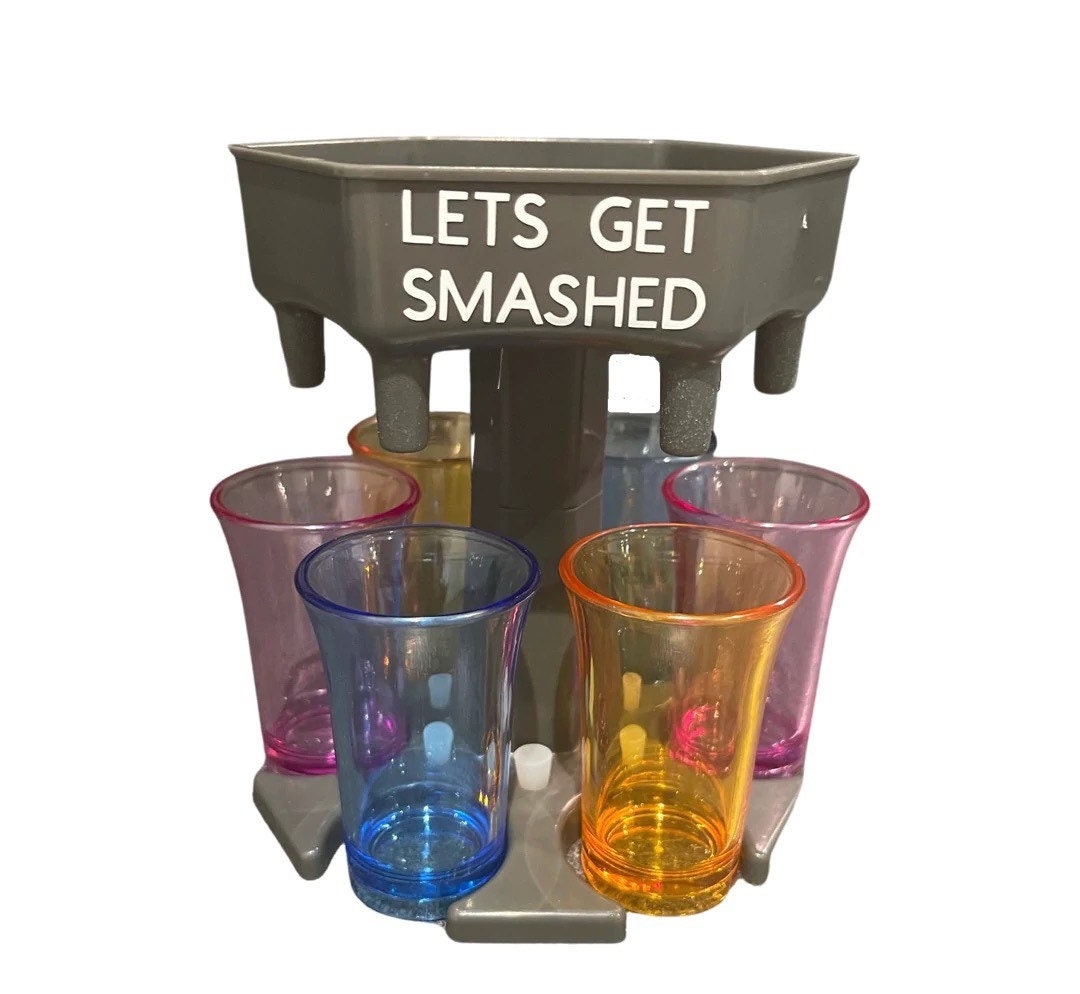 Lets Get Smashed Original Drinking Card Game and 6 Shot Dispenser - Etsy
