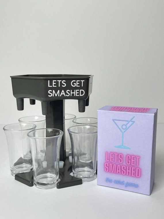 Lets Get Smashed Original Drinking Card Game and 6 Shot | Etsy