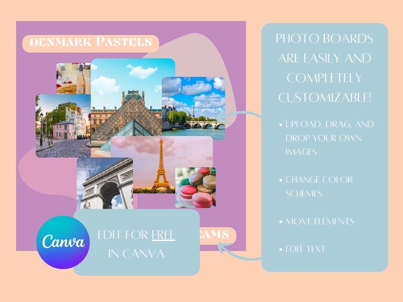 Digital Vision Board Kit | Vision Board Printable | Goal Planner ...