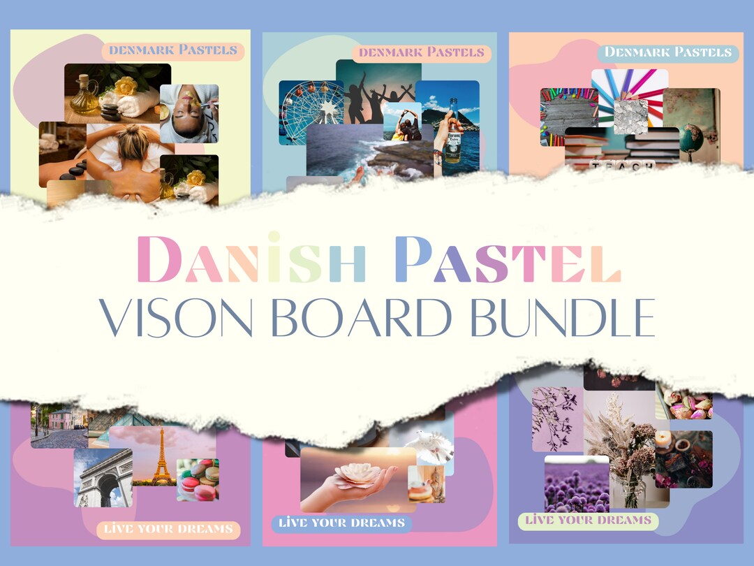 Digital Vision Board Kit | Vision Board Printable | Goal Planner ...