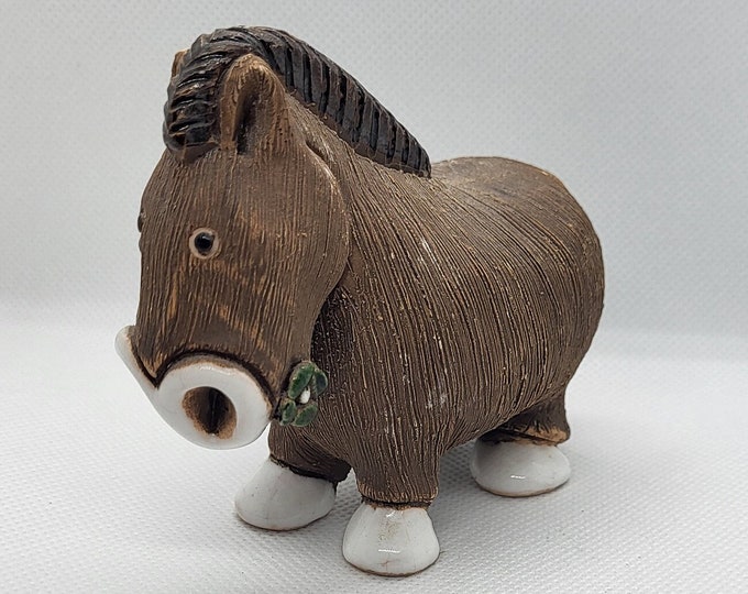 Artesania Rinconada Hand Sculpted Clay Donkey Made in Uruguay Signed on ...