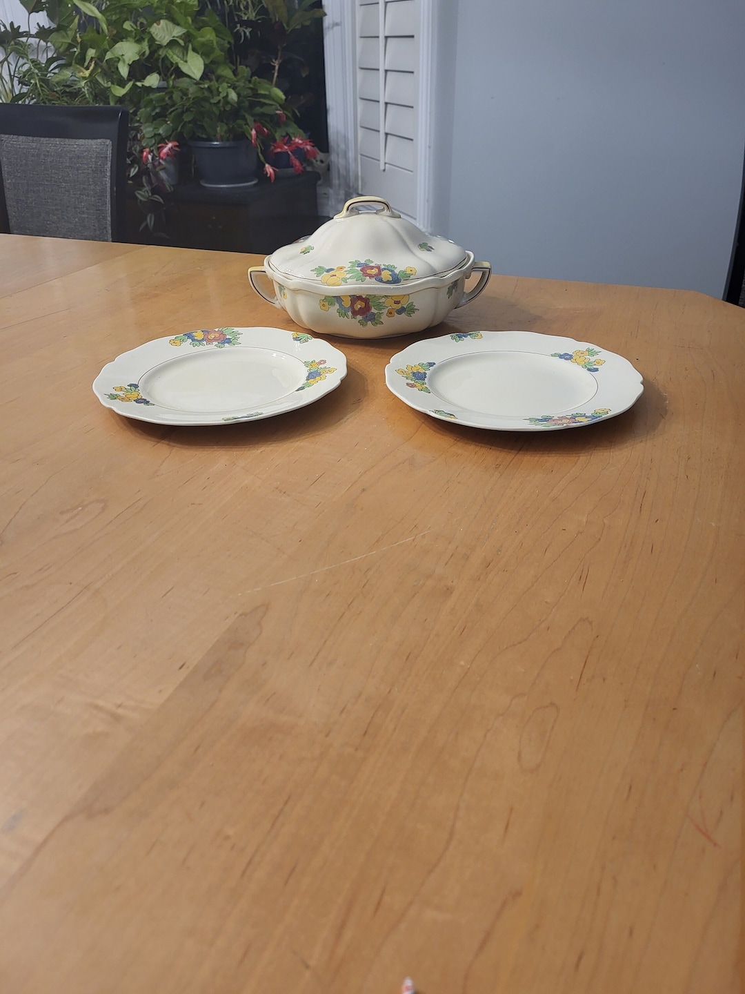 Royal Doulton Minden Tureen With Lid and Two Dinner Plates - Etsy
