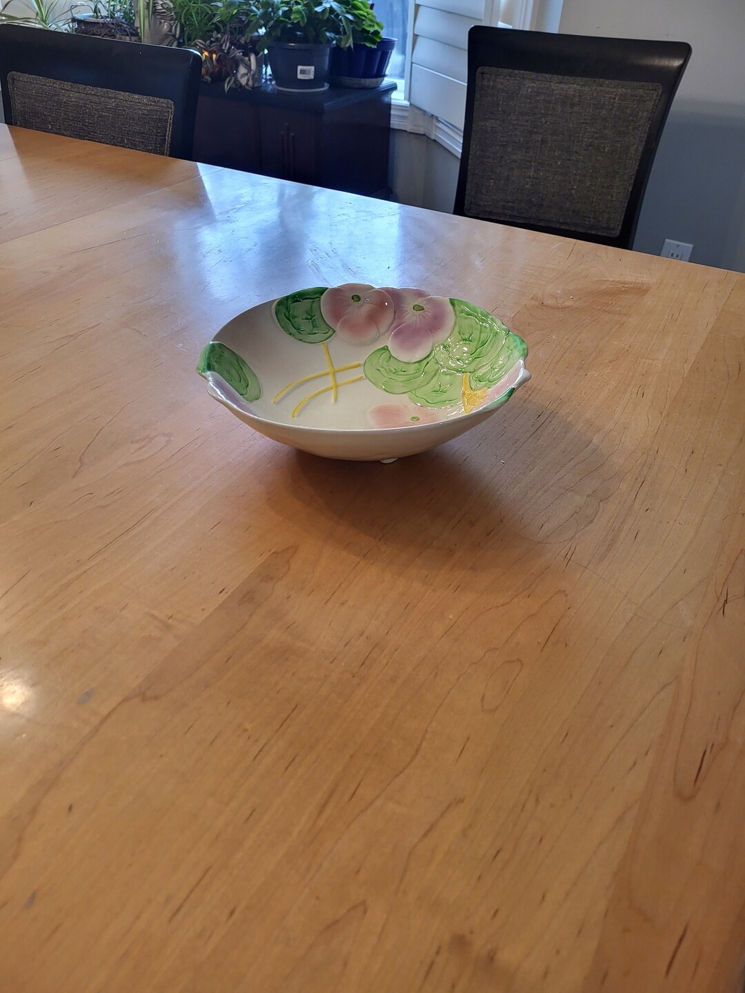 Avon Art Pottery Ltd Avon Ware Footed Salad Bowl Hand Painted in ...