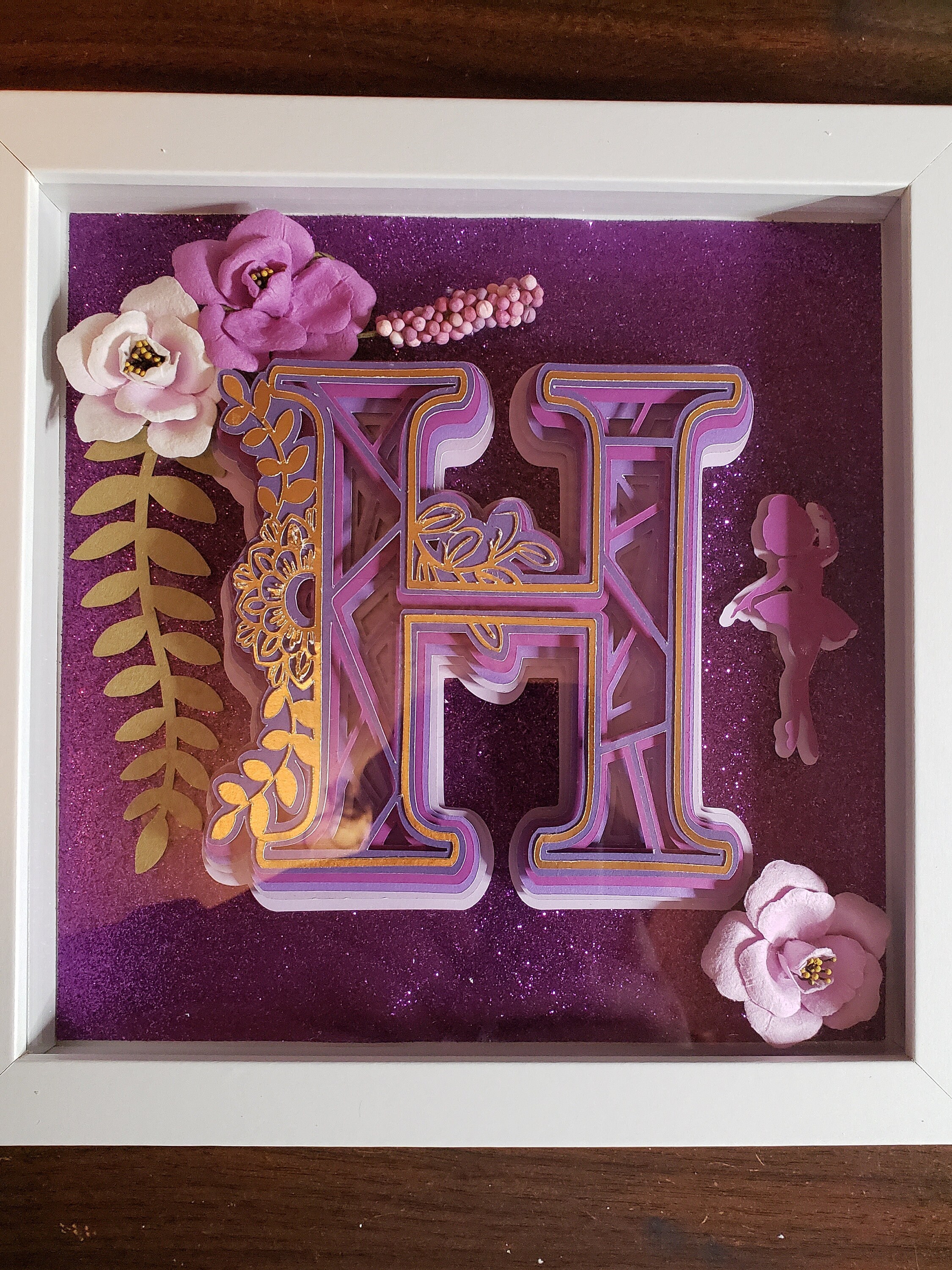 Mandala Alphabet Shadowbox - Etsy