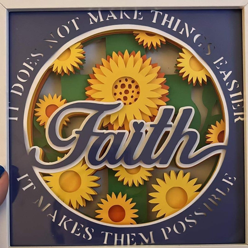 Faith Shadow Box - Etsy