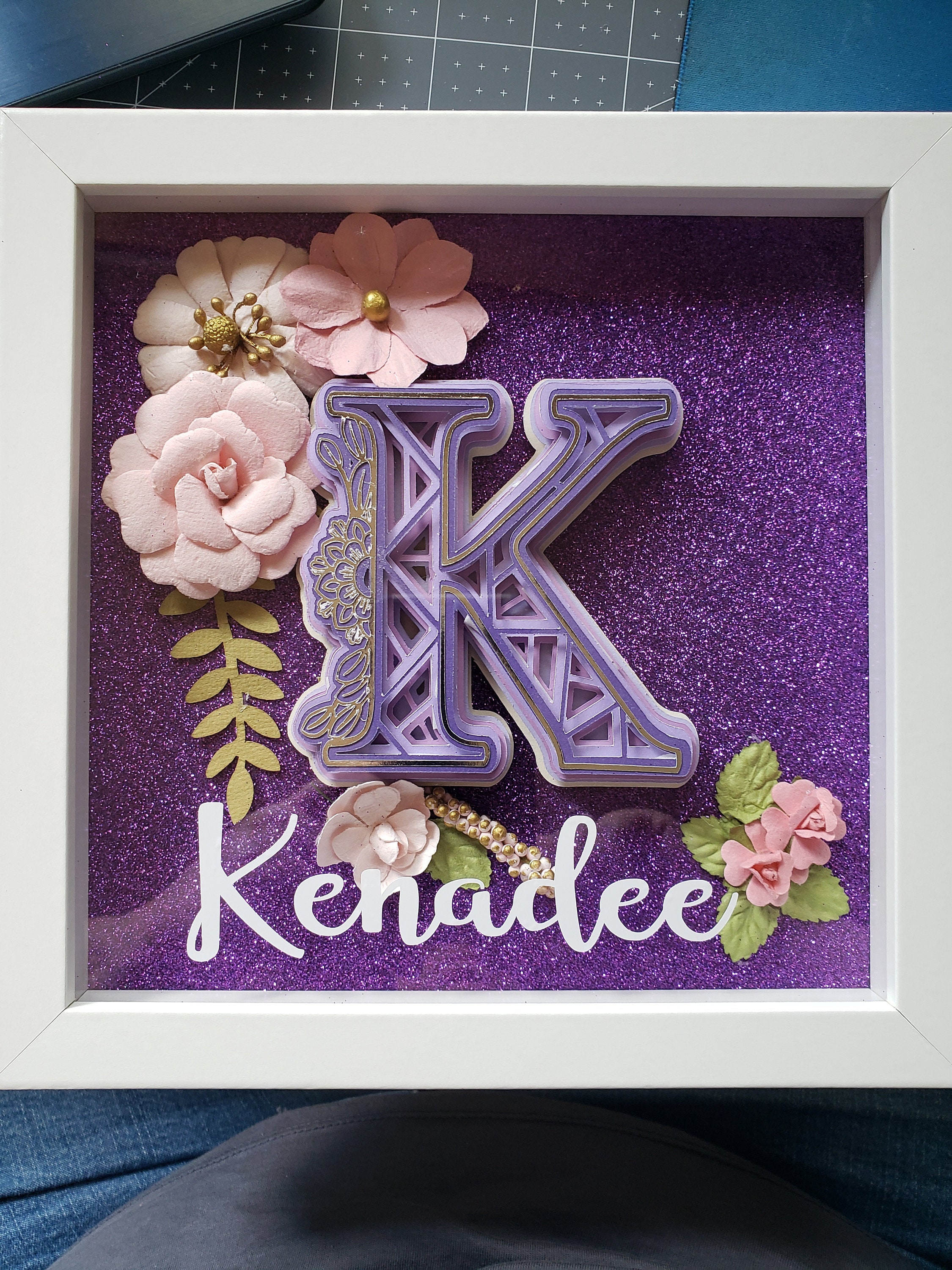 Mandala Alphabet Shadowbox - Etsy