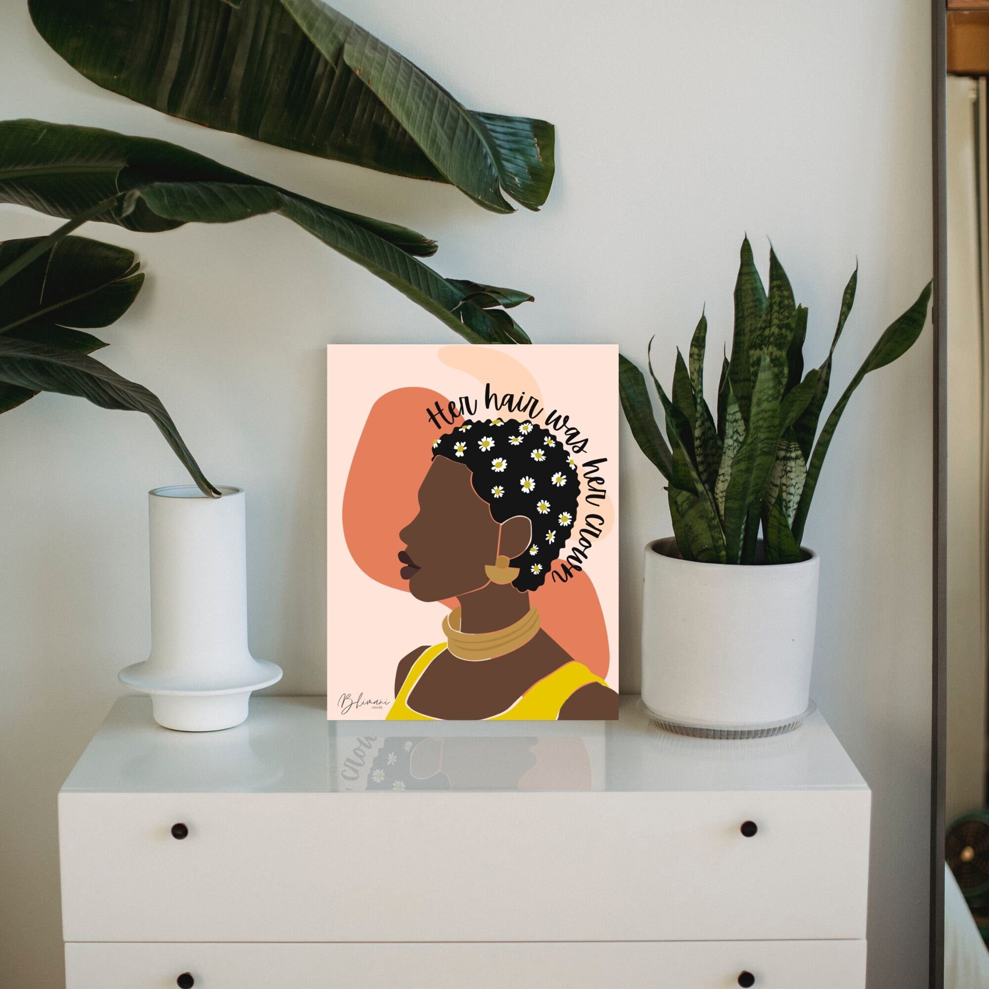 Her Crown Was Her Affirmation Poster for BIPOC - Etsy