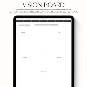 Goal Digital Planner, Goal Setting, Life Productivity Planner Template ...