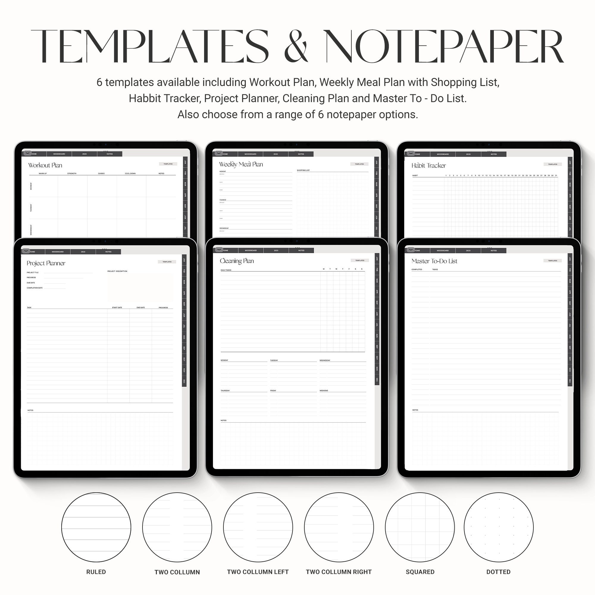 2023 Planner Bundle - Digital 2023 Digital Planner, Digital Daily ...
