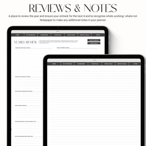 Goal Digital Planner, Goal Setting, Life Productivity Planner Template ...