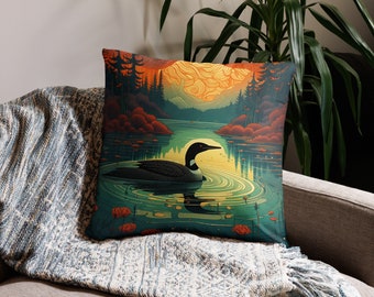 LOON Art Nouveau William Morris Style Art Spun Polyester Square PILLOW ...