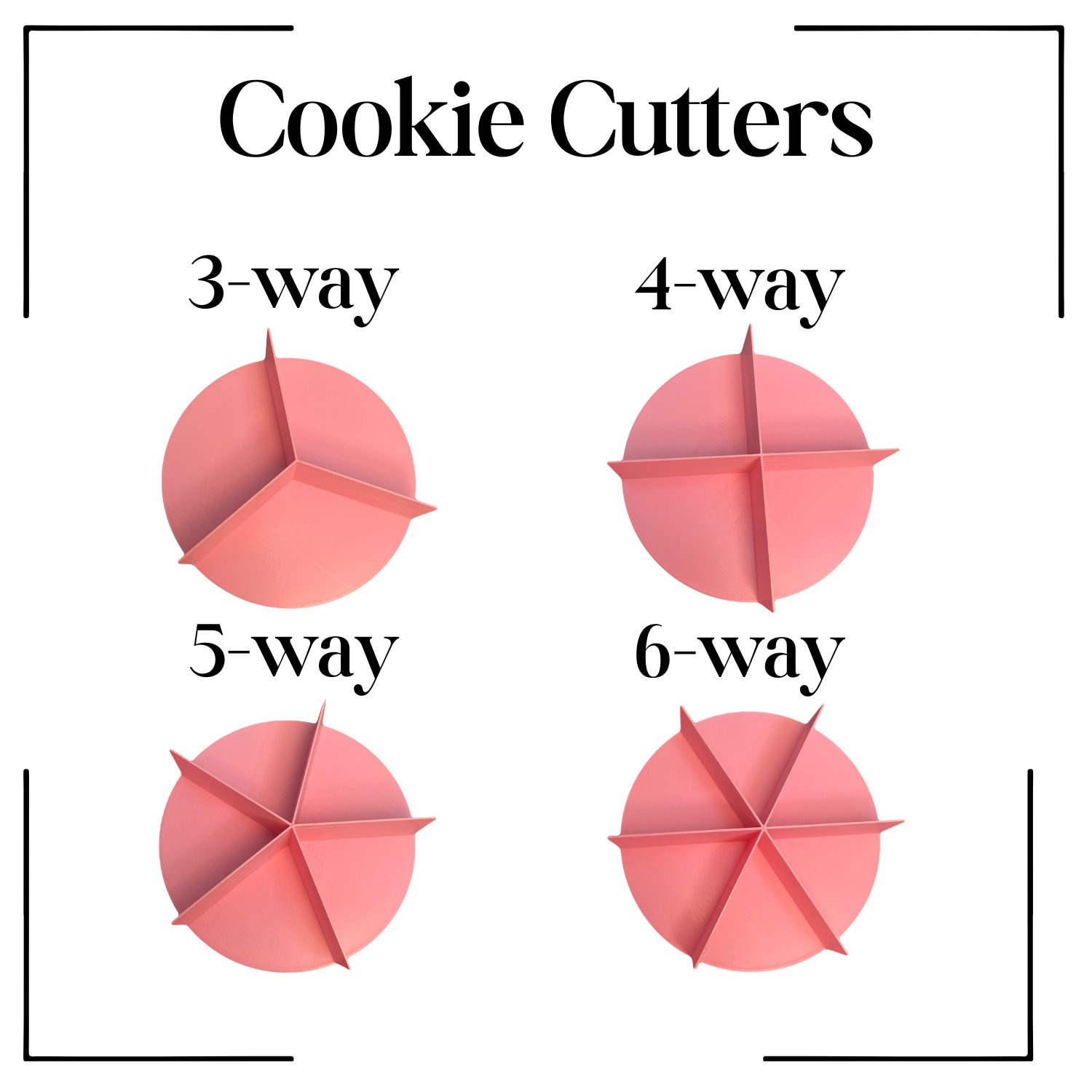 Customizable Crumbl Cookie Splitter: Personalized Cookie Cutter - Etsy