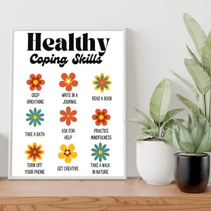 Retro Therapist Office Wall Art Set of 6 Therapy Posters - Etsy