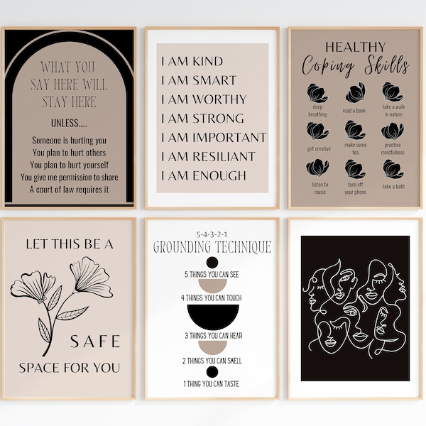 Therapy Office Wall Art - Etsy