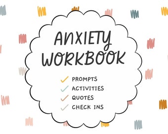 Interactive Self-care Workbook | Anxiety Activities | Journal Prompts ...