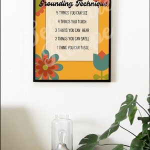 Retro Therapist Office Wall Art Set of 6 | Therapy Posters ...