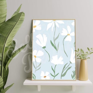 Matisse Blue Therapist Office Wall Art Set of 6 | Botanical Therapy ...