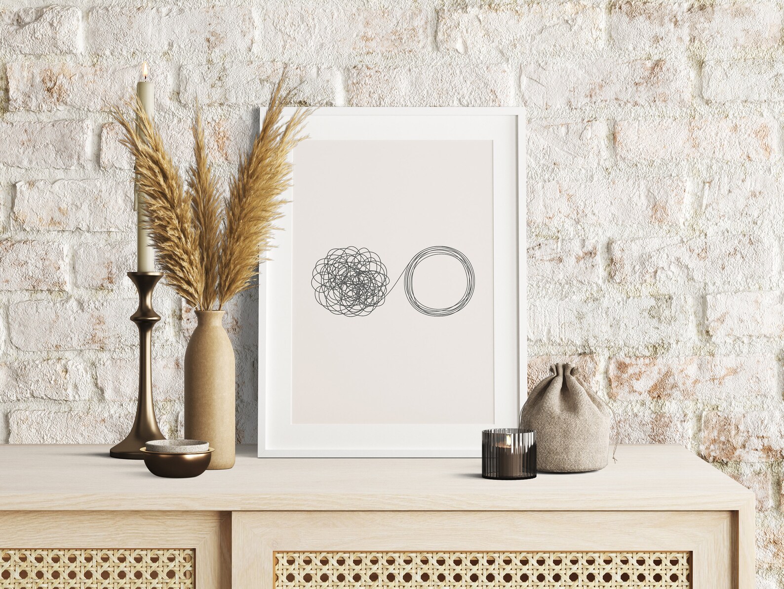 Minimalist Boho Therapist Office Wall Art Set of 6 Therapy | Etsy