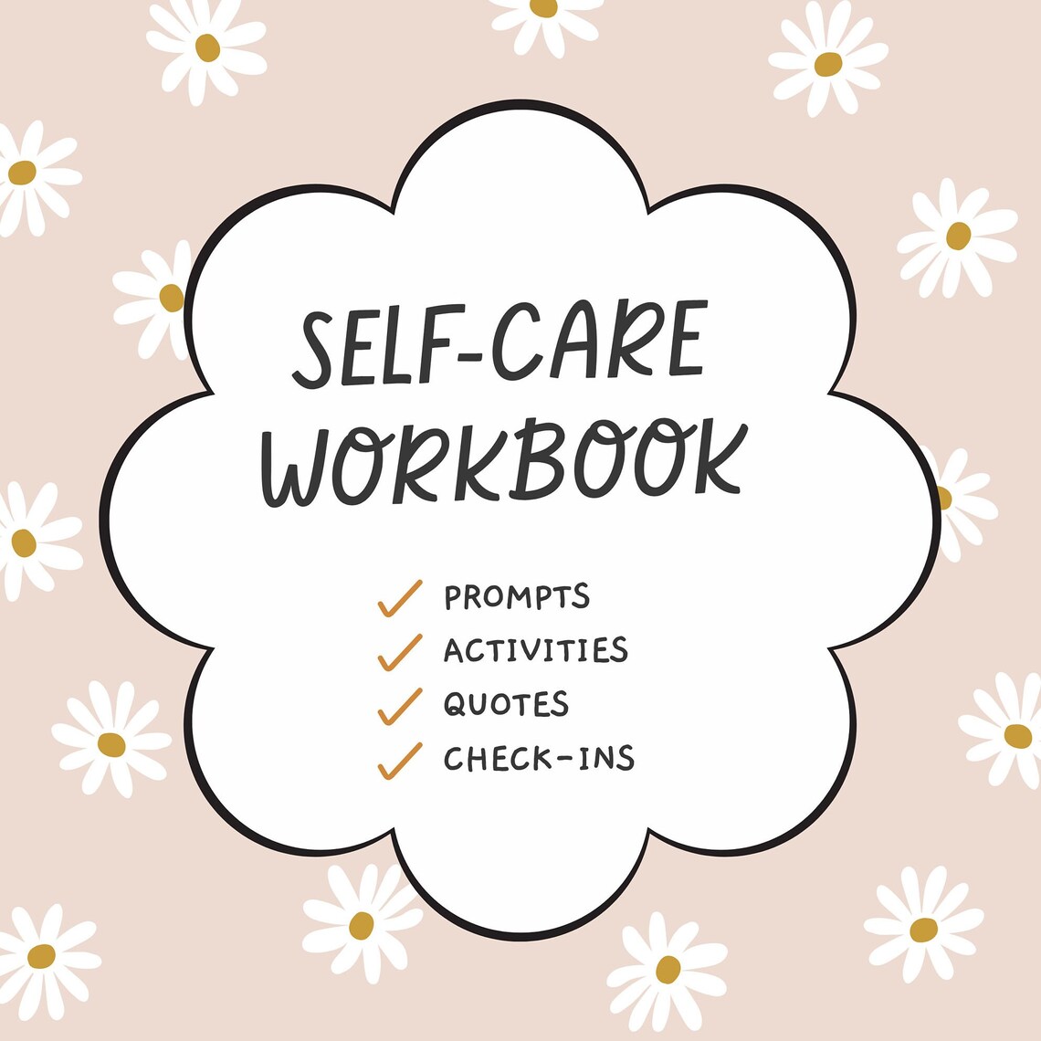 Interactive Self-care Workbook | Anxiety Activities | Journal Prompts ...