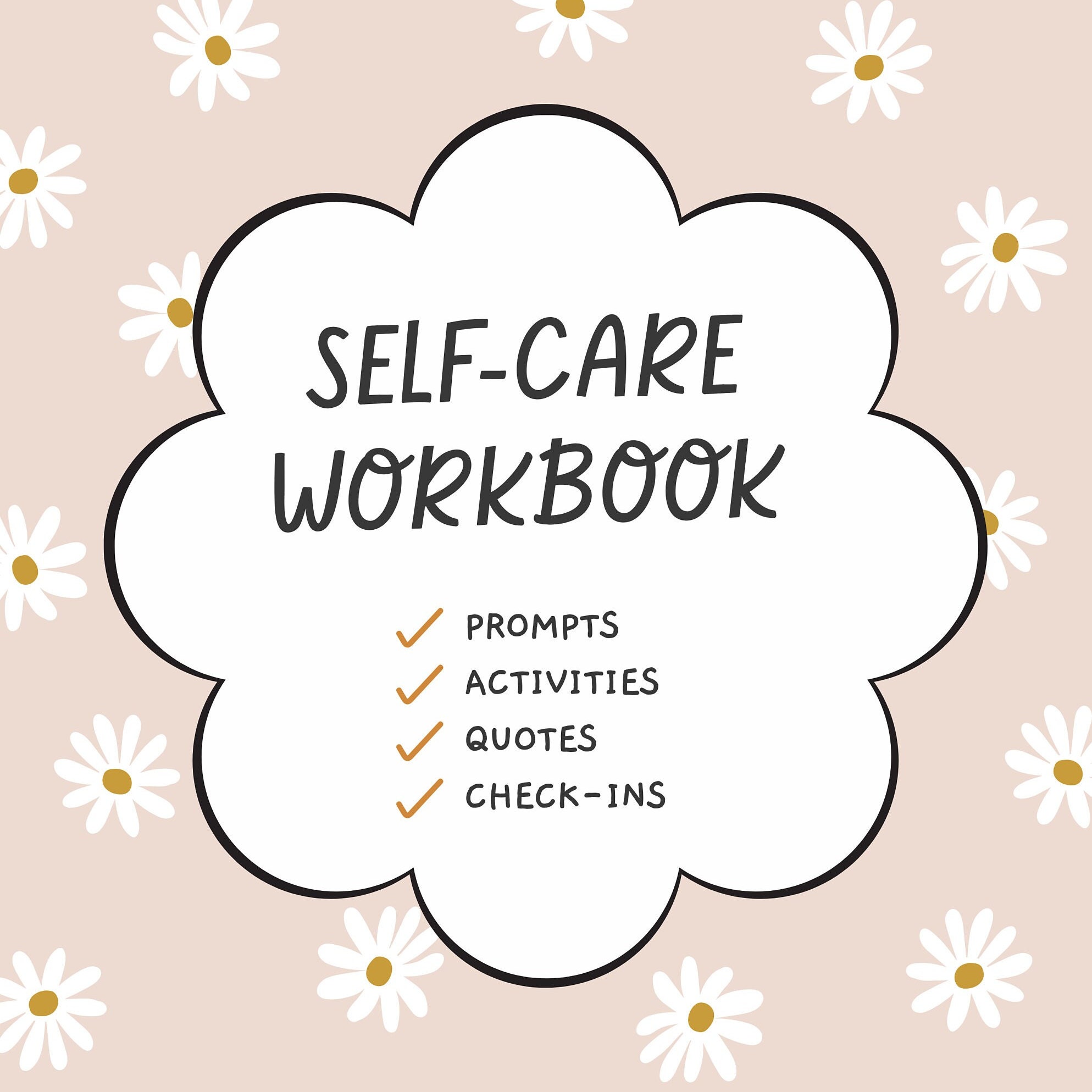 Interactive Self-care Workbook | Anxiety Activities | Journal Prompts ...