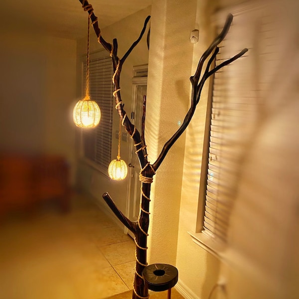 Tree Lamp - Etsy