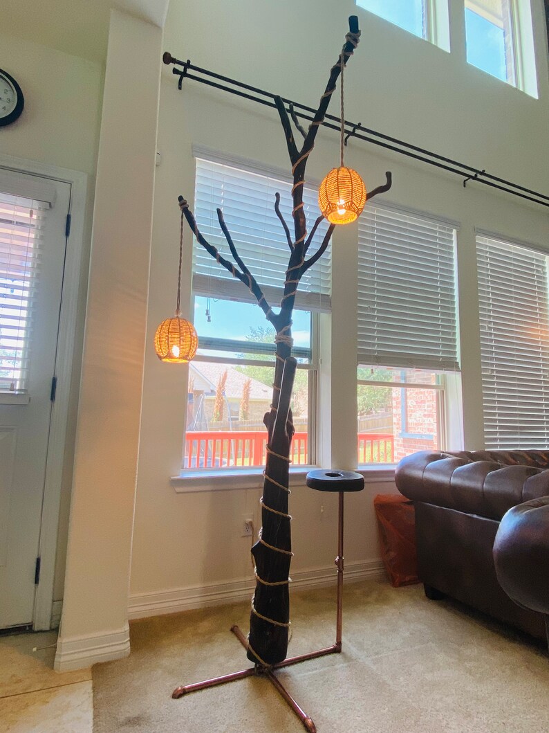 Farm House Tree Lamp - Etsy