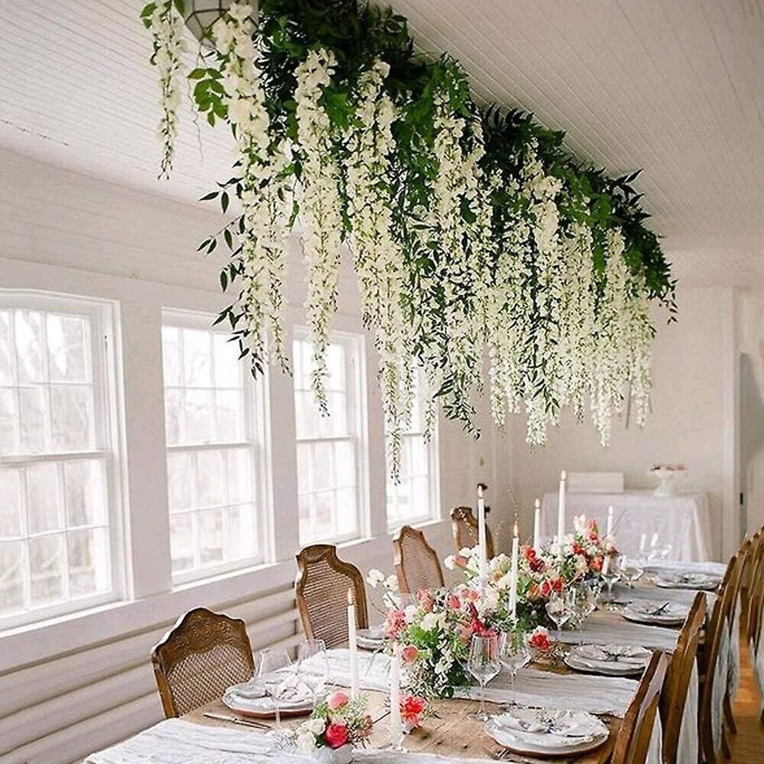 Luxury Artfificial Wisteria Hanging Vine Home Decor - Etsy UK