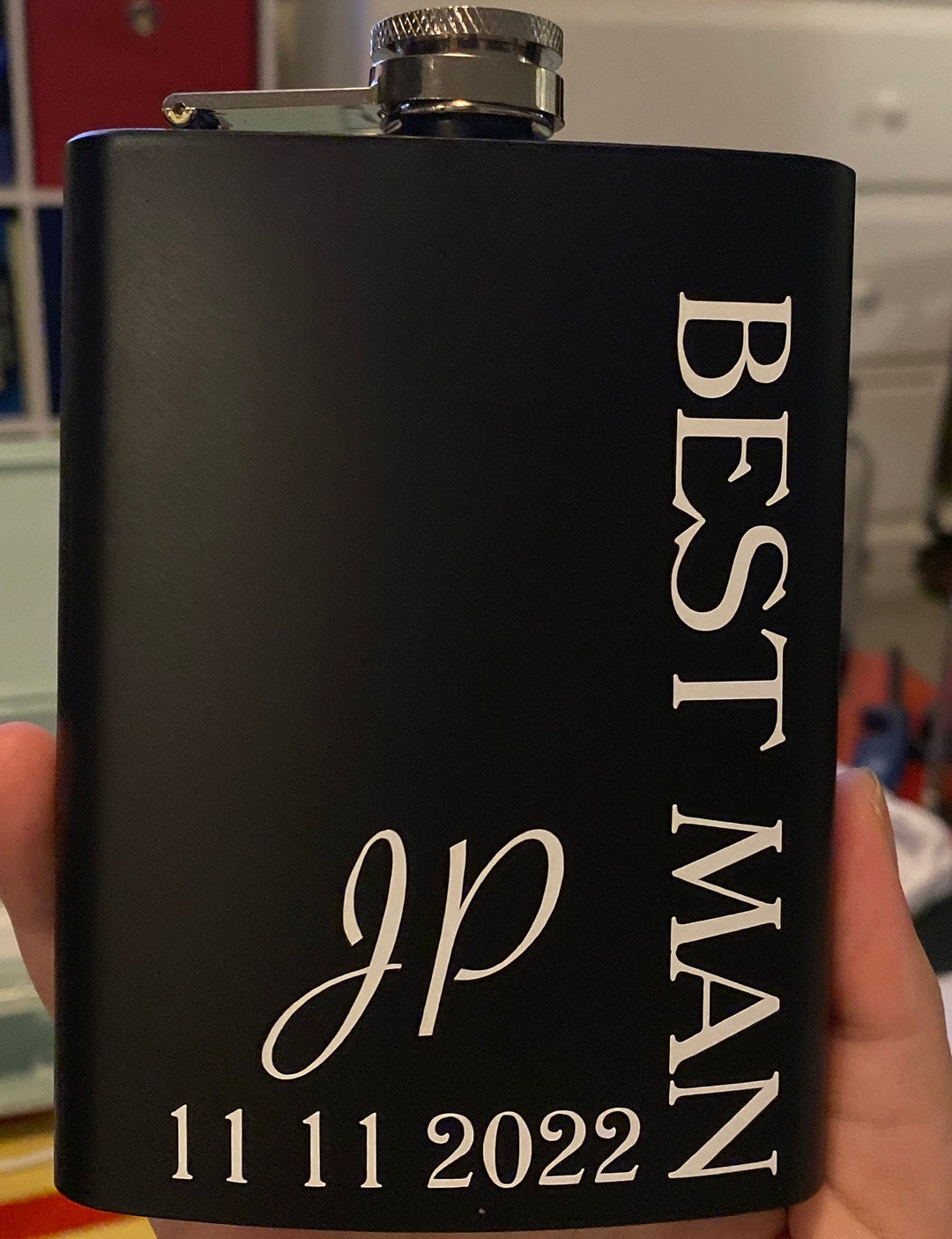Personalized Groomsmen Flasks, Groomsman Gift, Gifts for Wedding Party ...