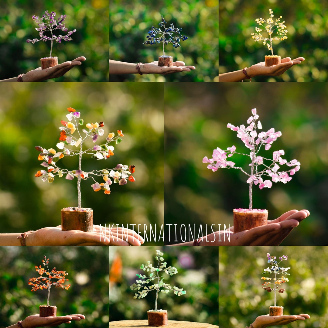 Crystal Tree / Gemstone Tree / Bonsai Tree /christmas Gift / Chakra ...