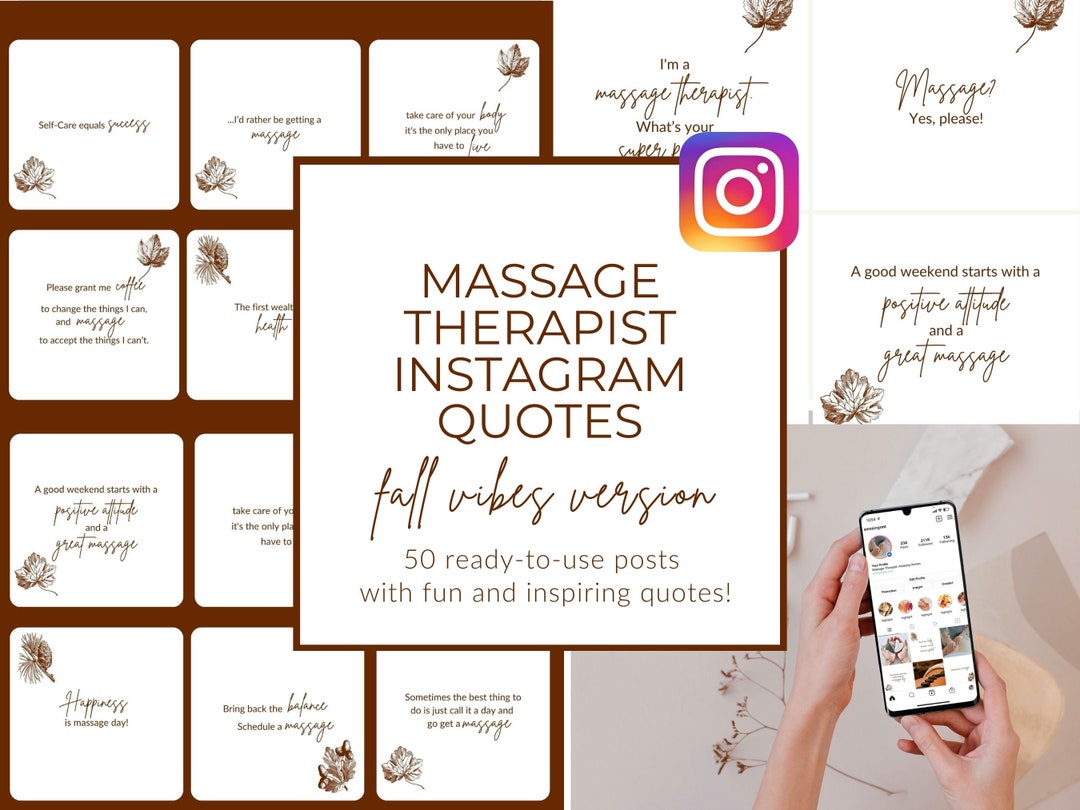 Massage Therapist Instagram Posts, 50 Fall Colors, Autumn Leaves ...
