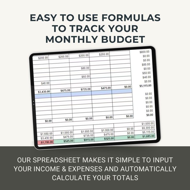Annual Budget Planner Spreadsheet Excel Monthly Budget Google Sheet ...