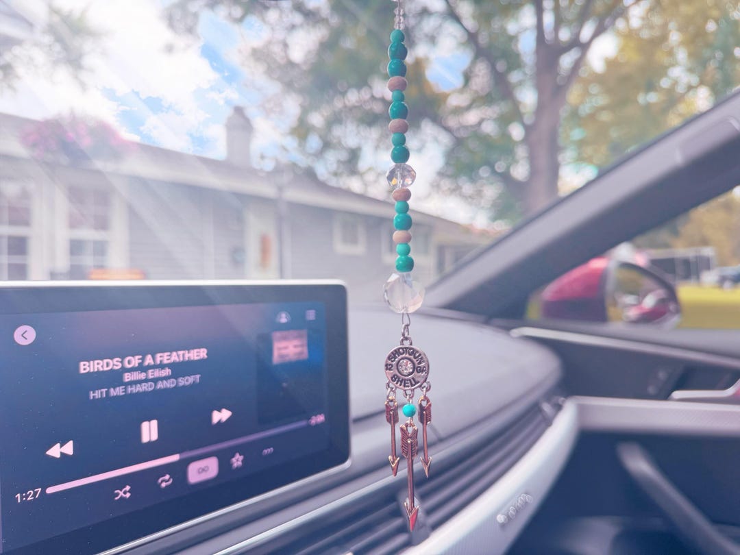 Native American Car Charm | Dream Catcher Car Charm | Rearview Mirror ...