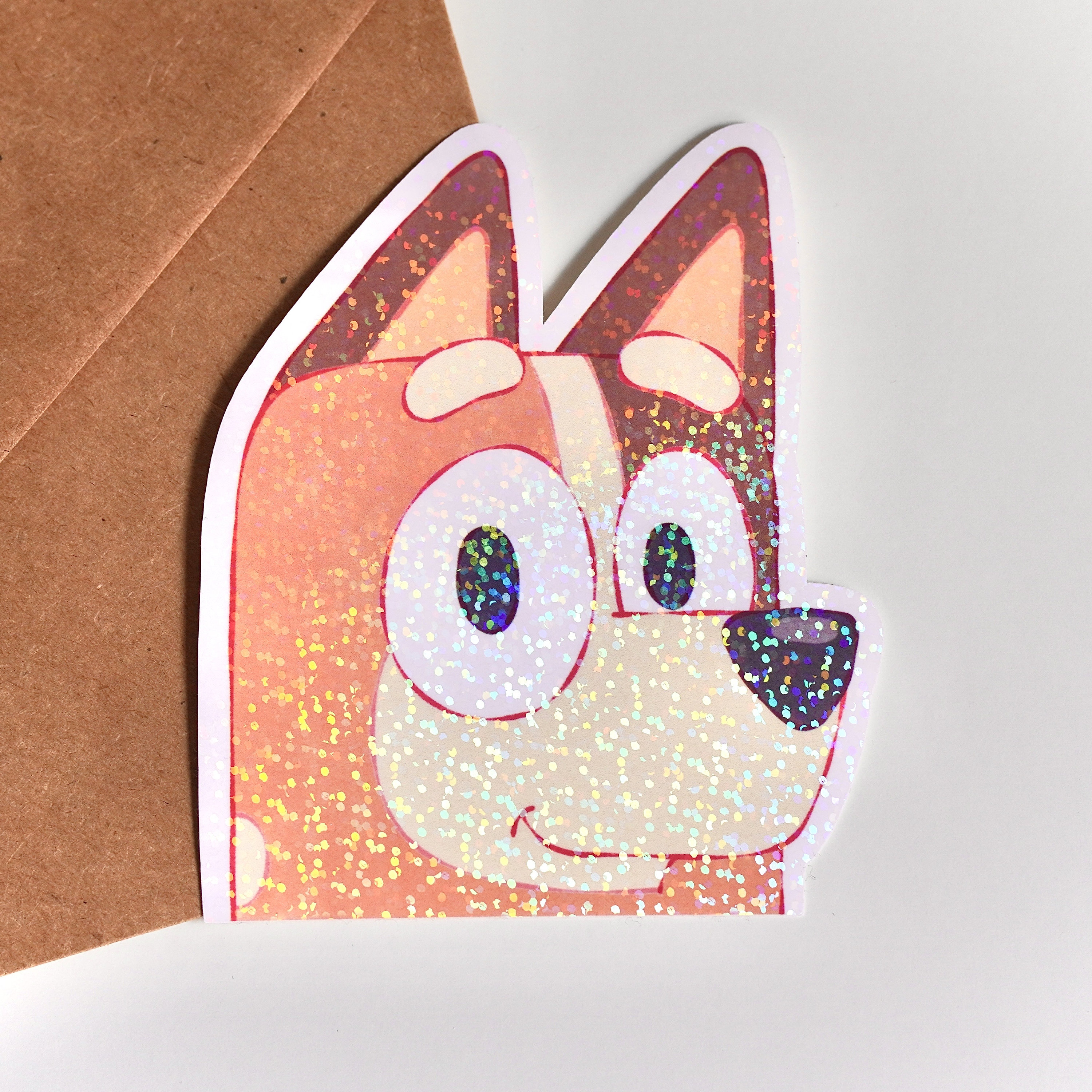 Bluey (heeler Family Set) Holographic Peekers - Etsy