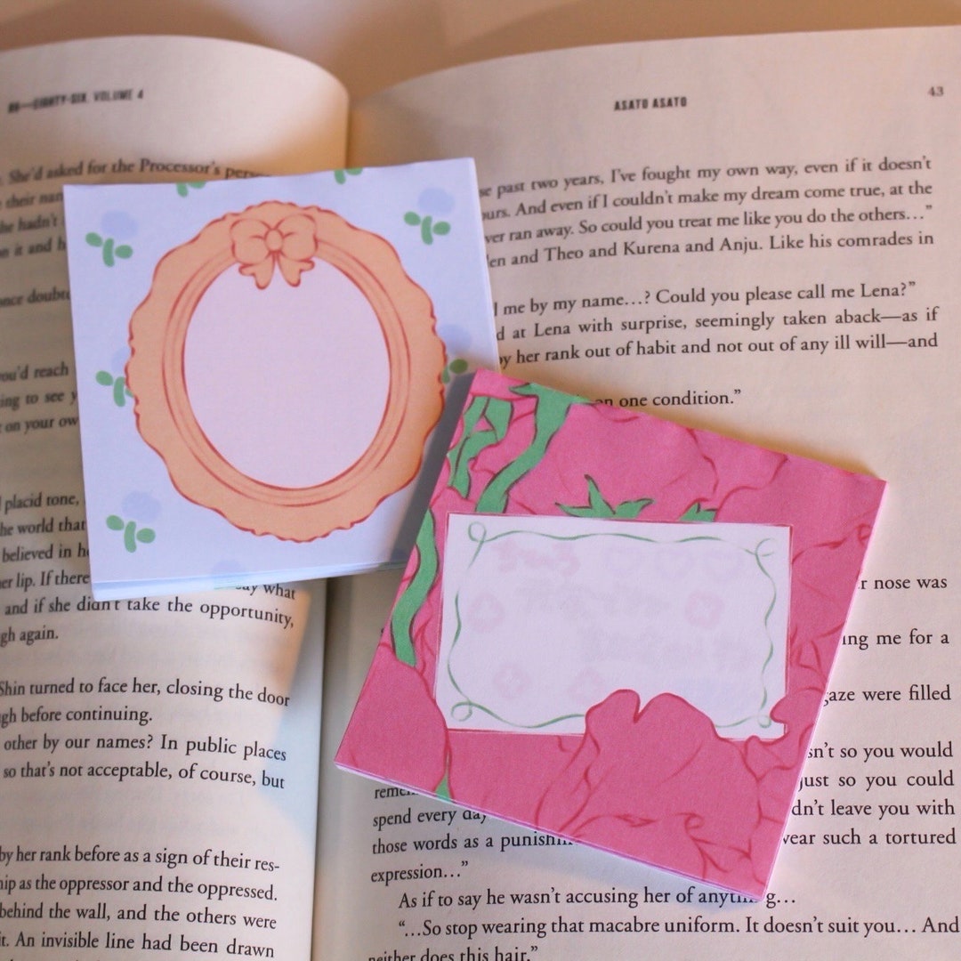 Handmade Ghibli / Cute Frame 30 Page Notepad - Etsy